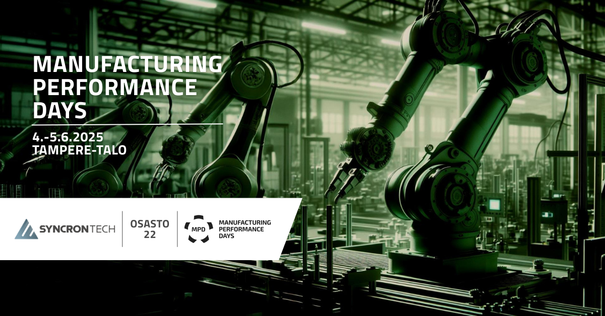 Manufacturing Performance Days 2025 in Tampere-talo, June 4–5, 2025